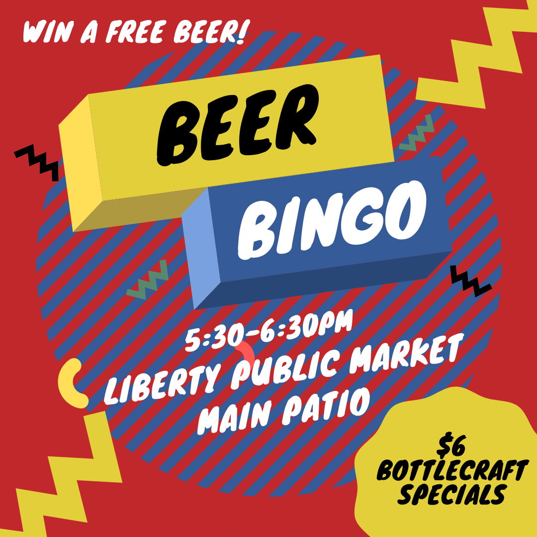Bottlecraft Beer Bingo - Liberty Public Market